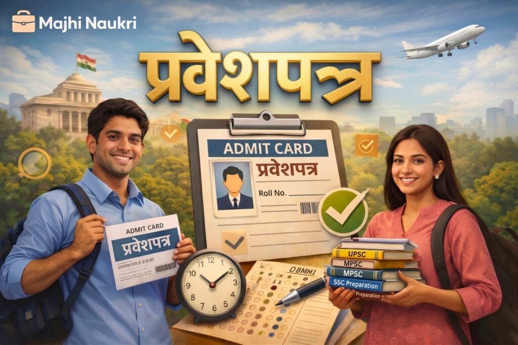 Hall Ticket - Exam Admit Card 2026 - Majhi Naukri